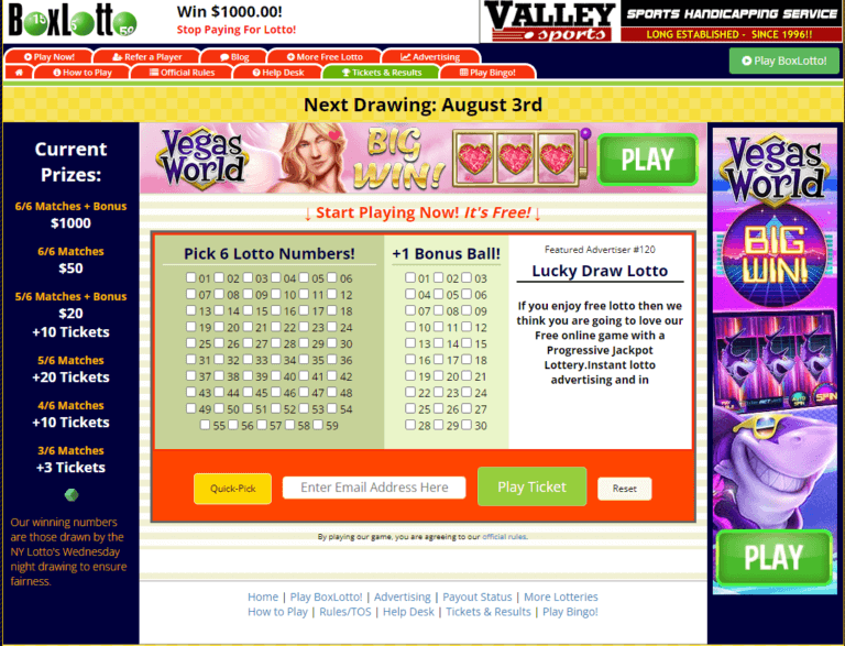 9 Best Free Online Lottery Sites Available in 2025